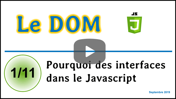 Pourquoi des interfaces dans le JavaScript d'un navigateur
