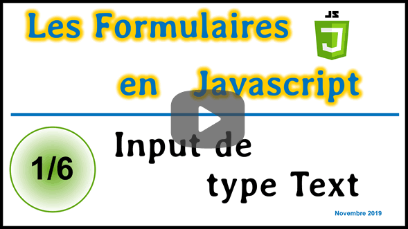 Travailler avec un champ de texte en Javascript