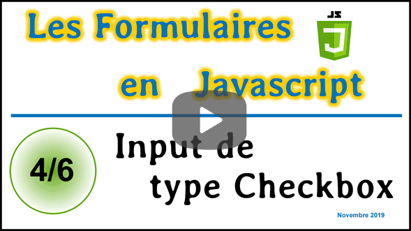 Travailler avec un input de type checkbox en Javascript