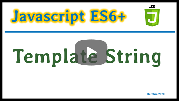 JavaScript : Template string